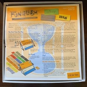 Hasbro | Games | Funglish Hasbro Gaming Family Kids Board Game | Poshmark